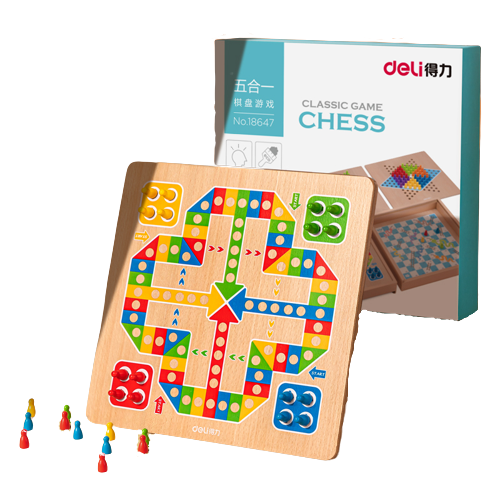 2 in 1 Chess Combination Ref 18646 Ludo + Checkers, Assorted Deli ...
