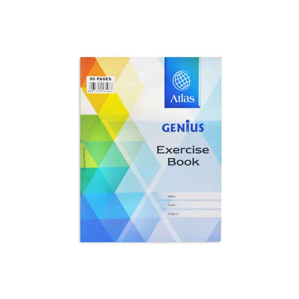 Exercise Book Ref BS80 Single Ruled, Standard, 80 Pages Genius – My ...