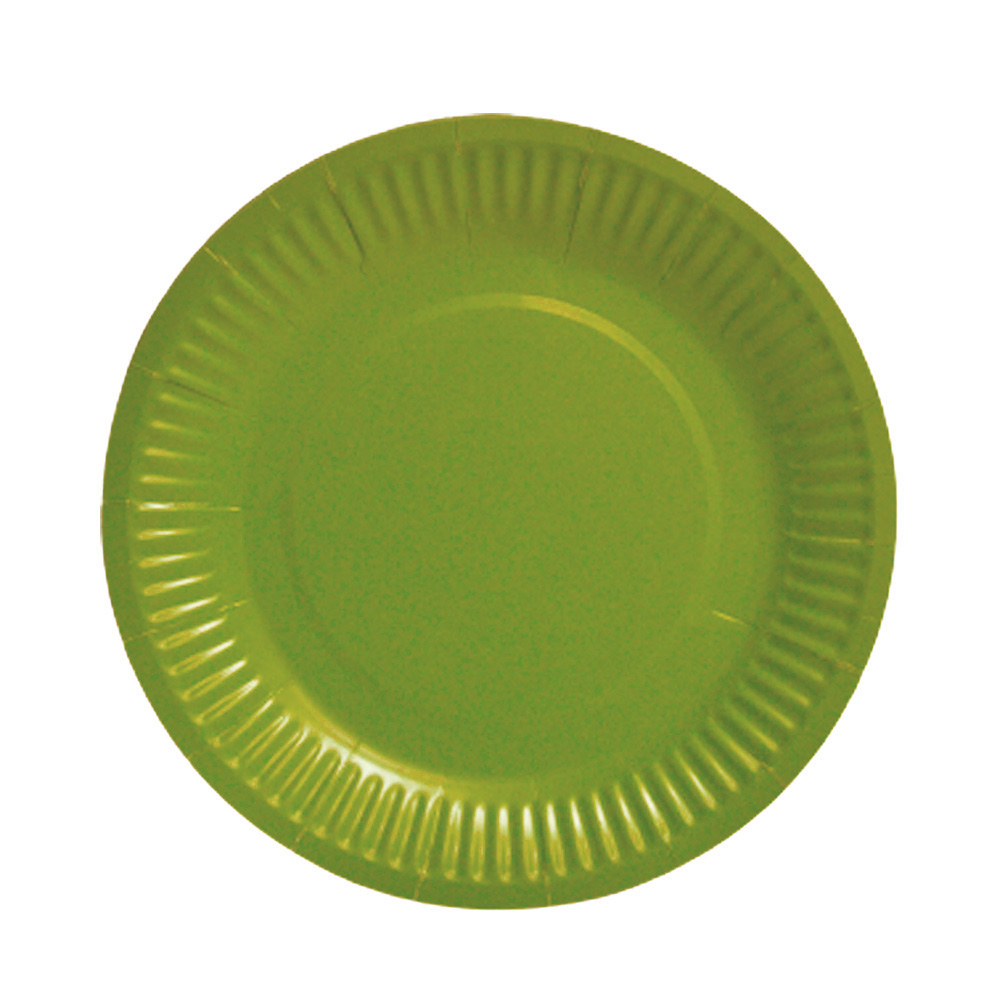 Paper Plates 7″, Green [Pk 10] WTC – My Academia