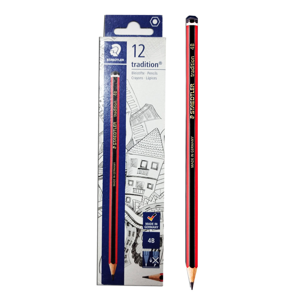 Wood Pencil Tradition Ref 110-4B 4B [Pk 12] Staedtler – My Academia