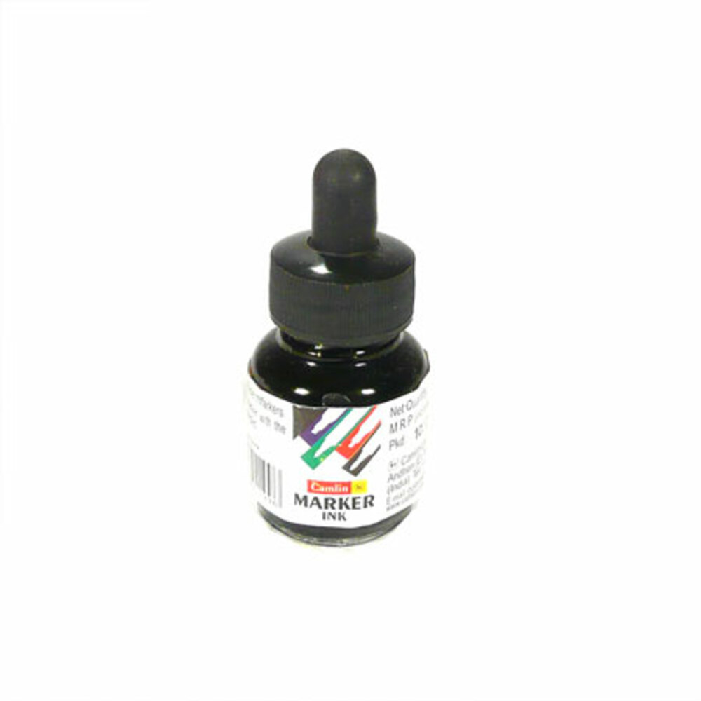 Permanent Marker Ink Ref 7211016 Black Camlin - MyAcademia