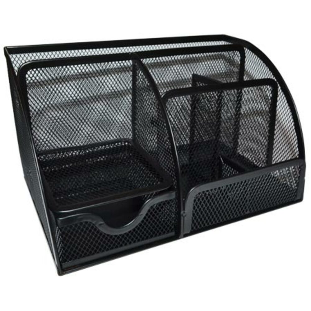 Versatile Pen Stand Ref 9200 Metal Black Deli - MyAcademia