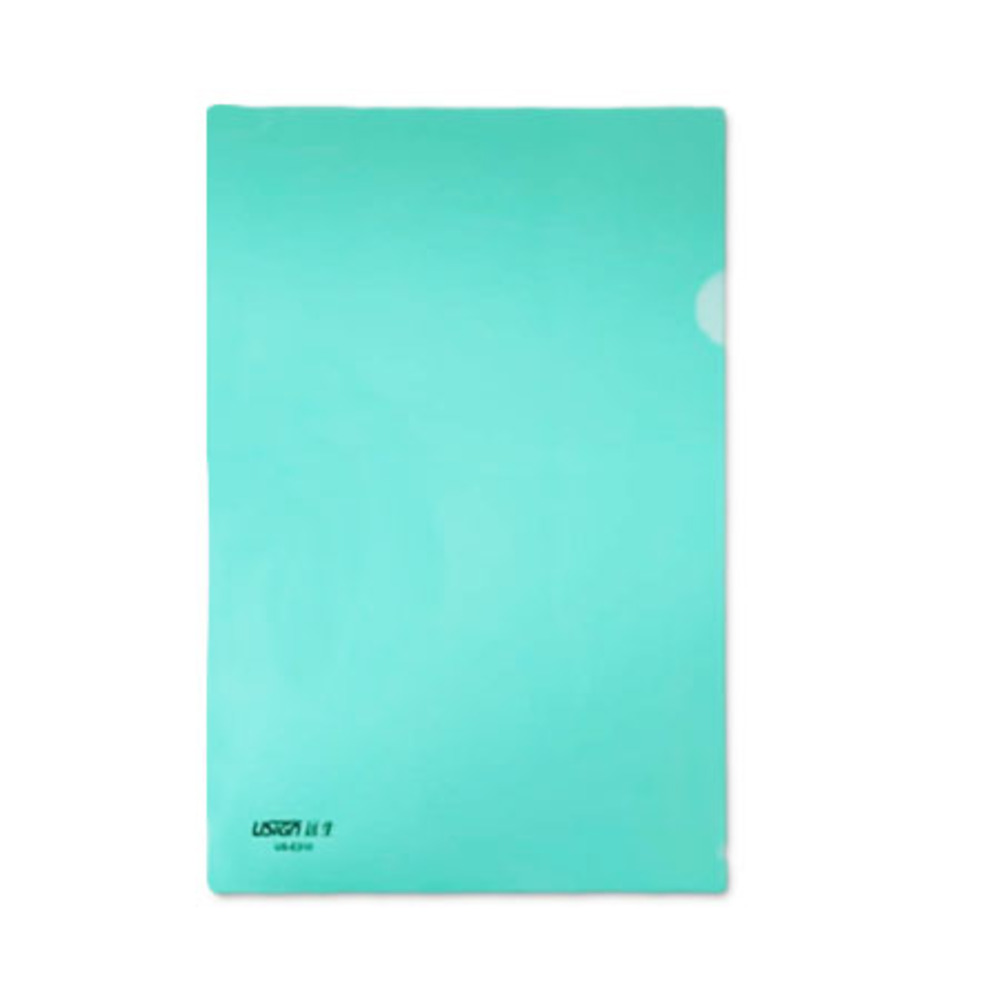 Pocket File L-Shape A4, Green, Plastic, Transparent Usign – My Academia