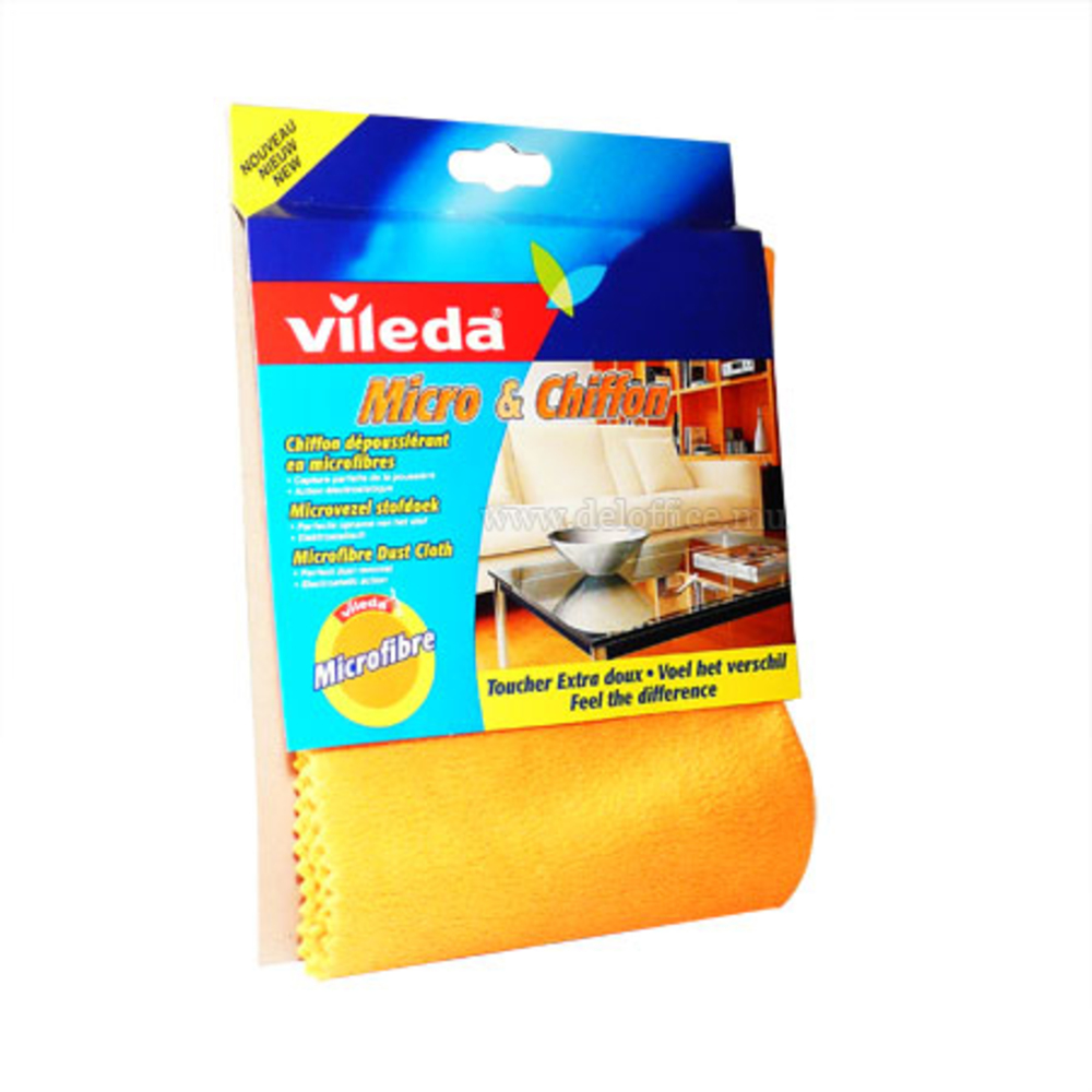Dust Cloth Ref FH141 Micro & Chiffon, W300*D400mm, Orange Vileda ...