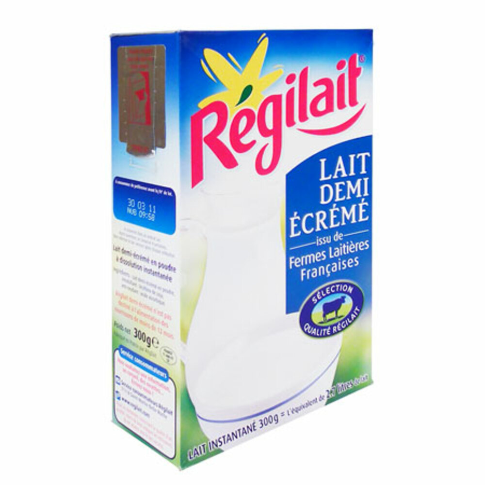 Milk Powder Ref RDECDK300 300g Instant Semi-Skimmed Régilait - MyAcademia