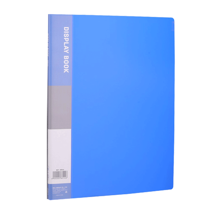 Display Book Ref 38144 A4, 10 Pockets, Blue Deli – My Academia
