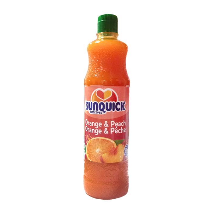 Concentrated Juice 700ml, orange and peach Sunquick - MyAcademia