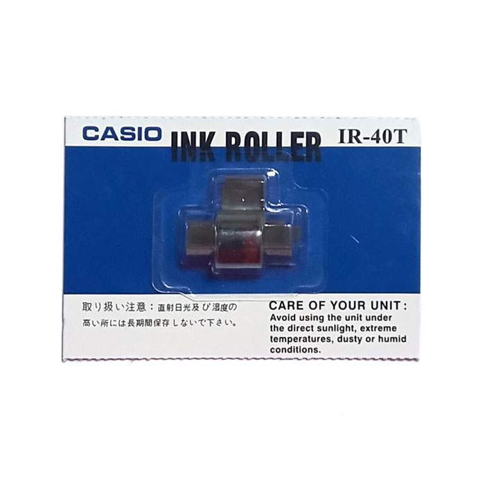 Calculator Ribbon Ref IR40T Red & Black Casio - MyAcademia