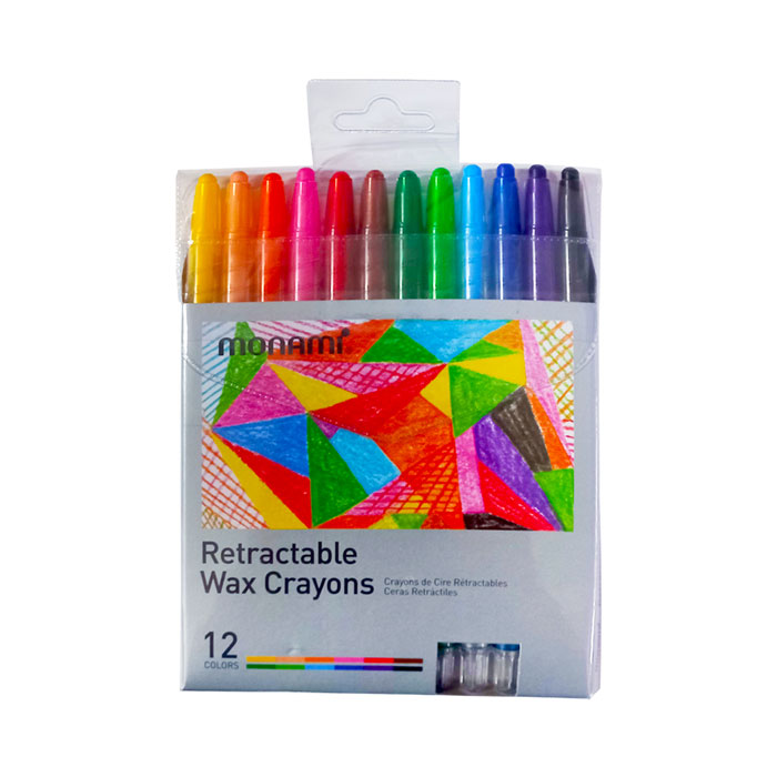 Wax Crayons Ref MON047 12 Colors MonAMi – MyAcademia