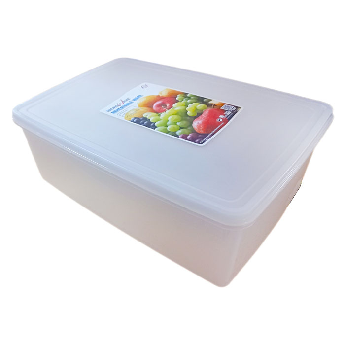 Rectangular Container Plastic Ref No.837 5.05Lt Translucent New Ocean ...