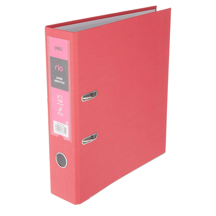Lever Arch File Ref EB20140 A4 , 3", Red Deli - MyAcademia