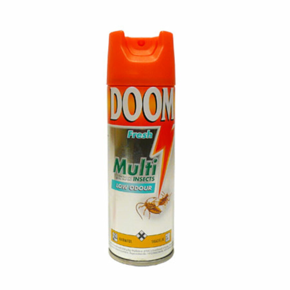Insect Killers Spray Ref 20512 180ml Low Odour, Multi Insects Doom ...