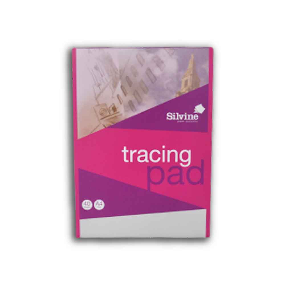 Tracing Pad Ref A4T A4, 40 sheets Silvine - MyAcademia
