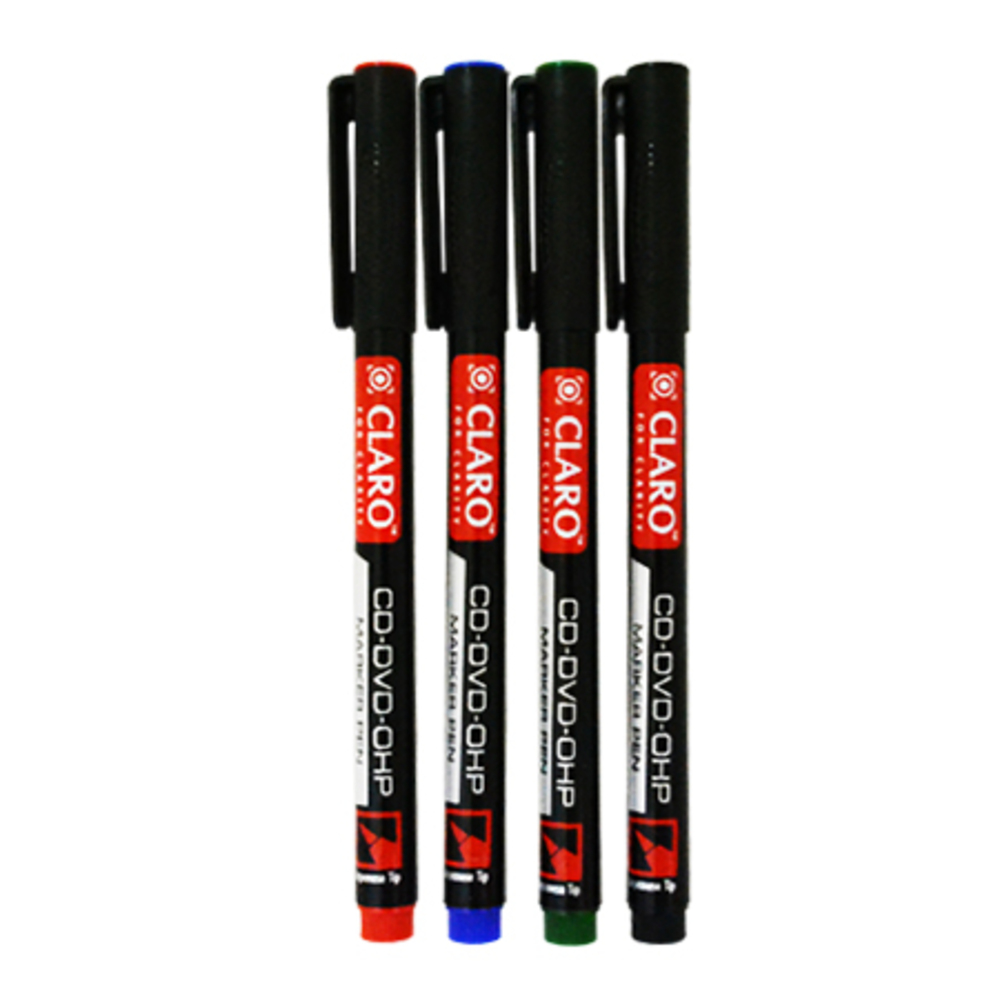 CD Marker Pk 4 [Assorted colour] Claro - MyAcademia