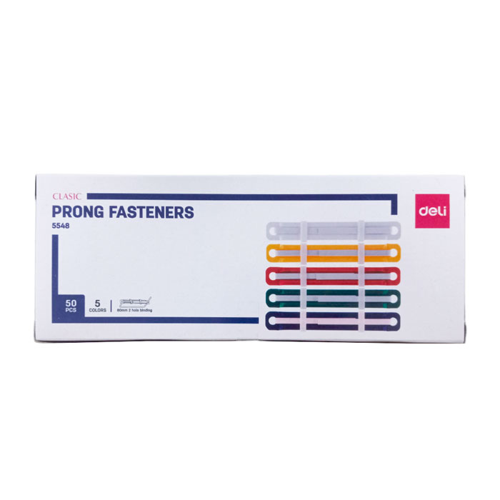 File Fastener Plastic Ref E5548 80mm Colour Varies [Pk 50] Deli ...