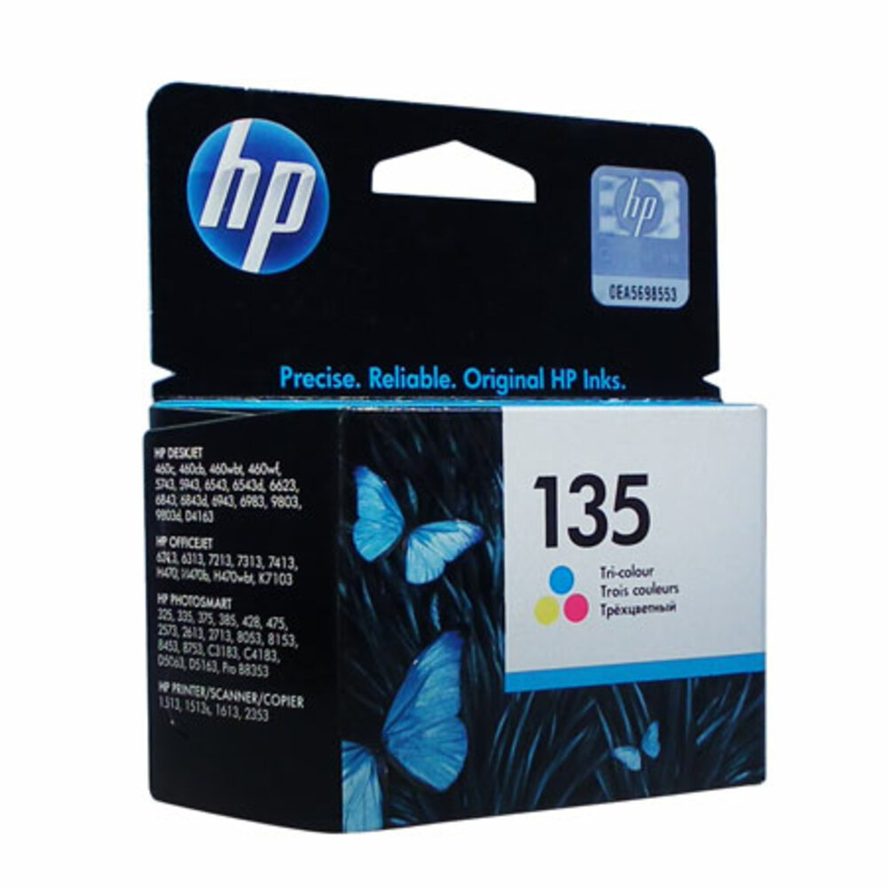Inkjet Cartridge C8766HE Tri-Colour HP 135 Hewlett Packard - MyAcademia