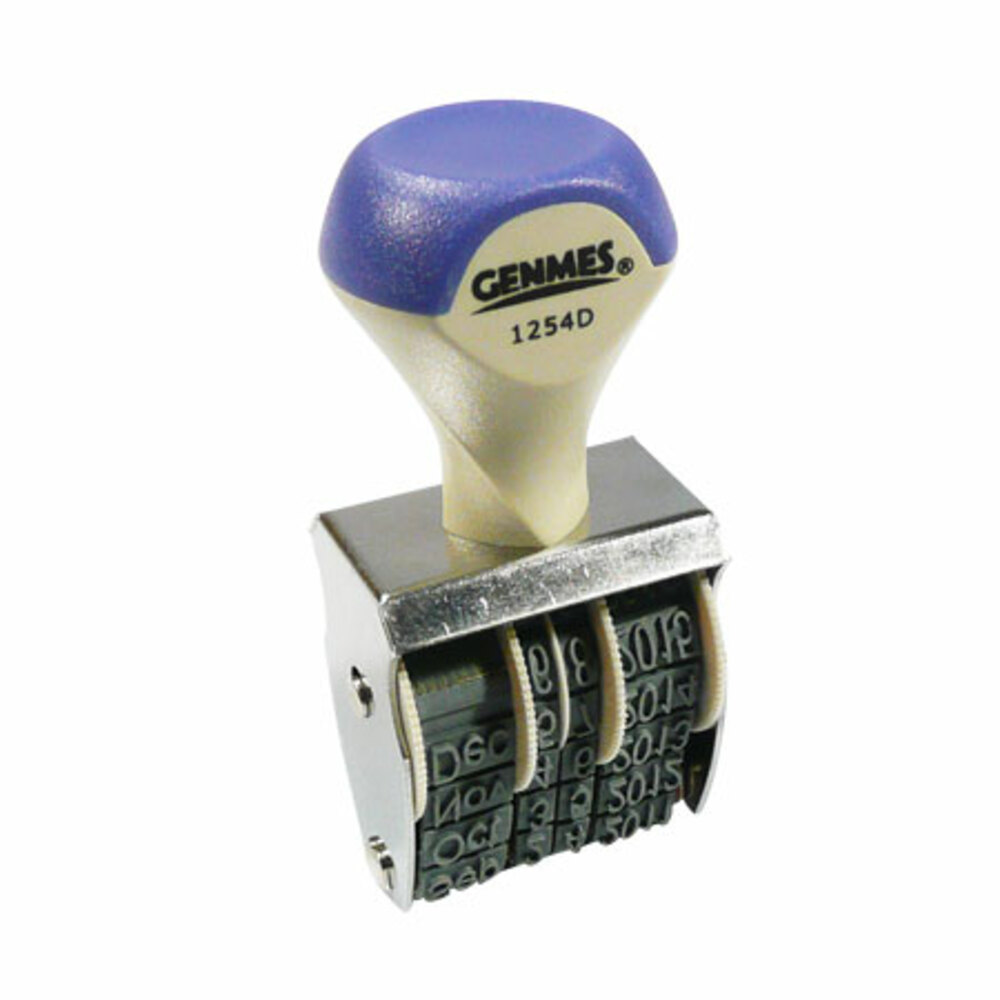 Dater Stamp Ref 1254D 4mm, MMM DD YYYY Genmes - MyAcademia