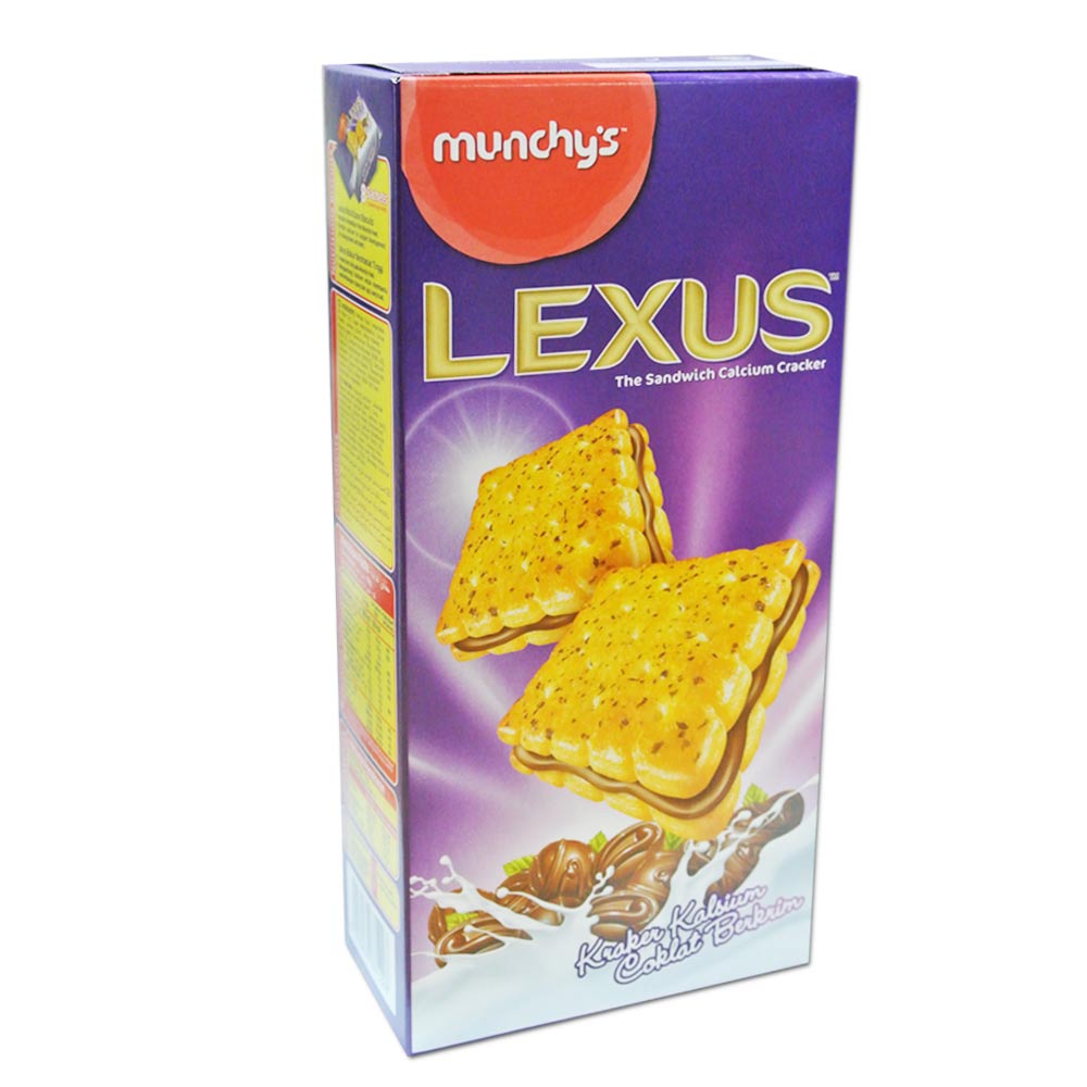 Biscuits Lexus 160g [Vegetable, Cheese, Chocolate] Munchy's - MyAcademia