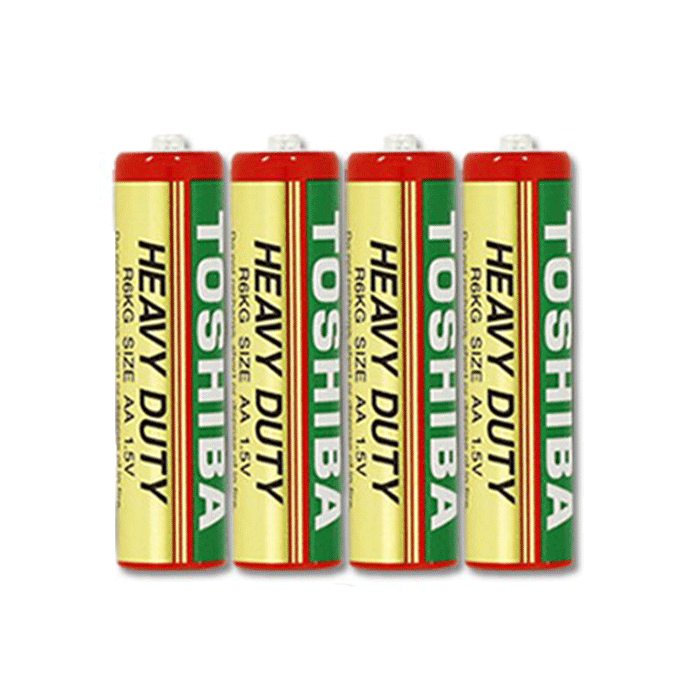 Battery Heavy Duty AA 1.5V [Pk 4] Toshiba - MyAcademia