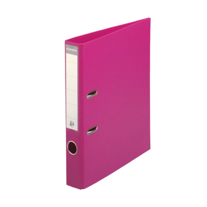 Lever Arch File A4 Ref 53559E 2" Raspberry, PVC Exacompta - MyAcademia