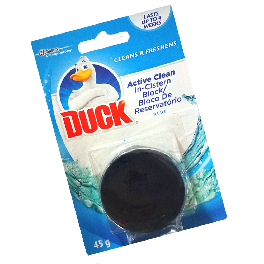 Toilet Cistern Block Active Clean Ref 41625 45g Blue Duck - MyAcademia
