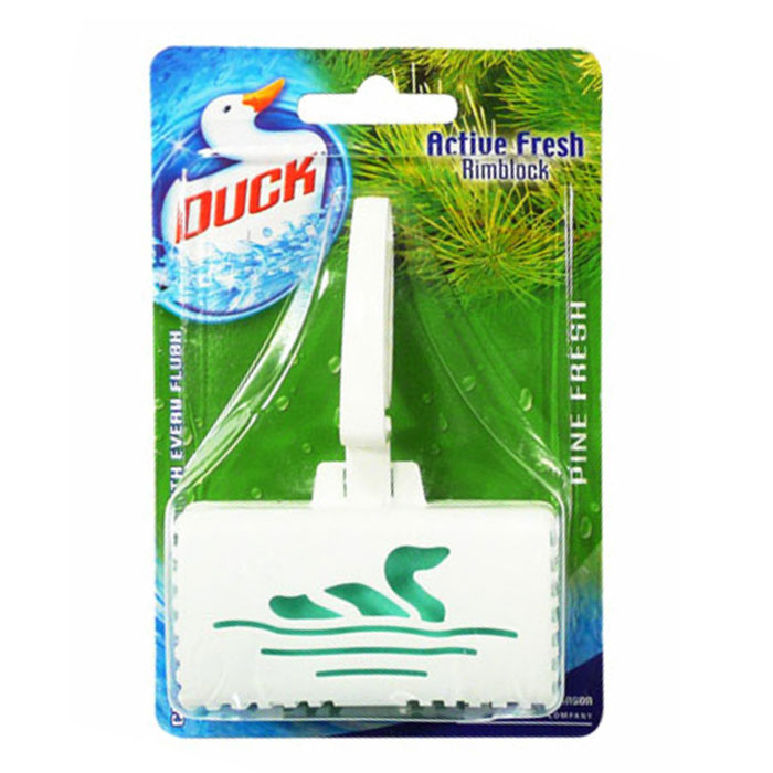 Toilet Rim Block Active Fresh 50g Pine Fresh Duck - MyAcademia