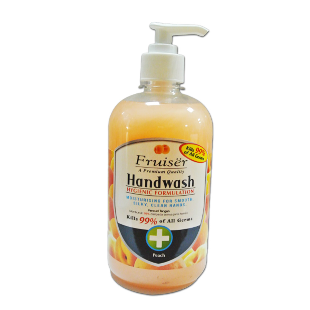 Hand Wash 500ml Moisturising, Peach/Lemon Fruisër - MyAcademia