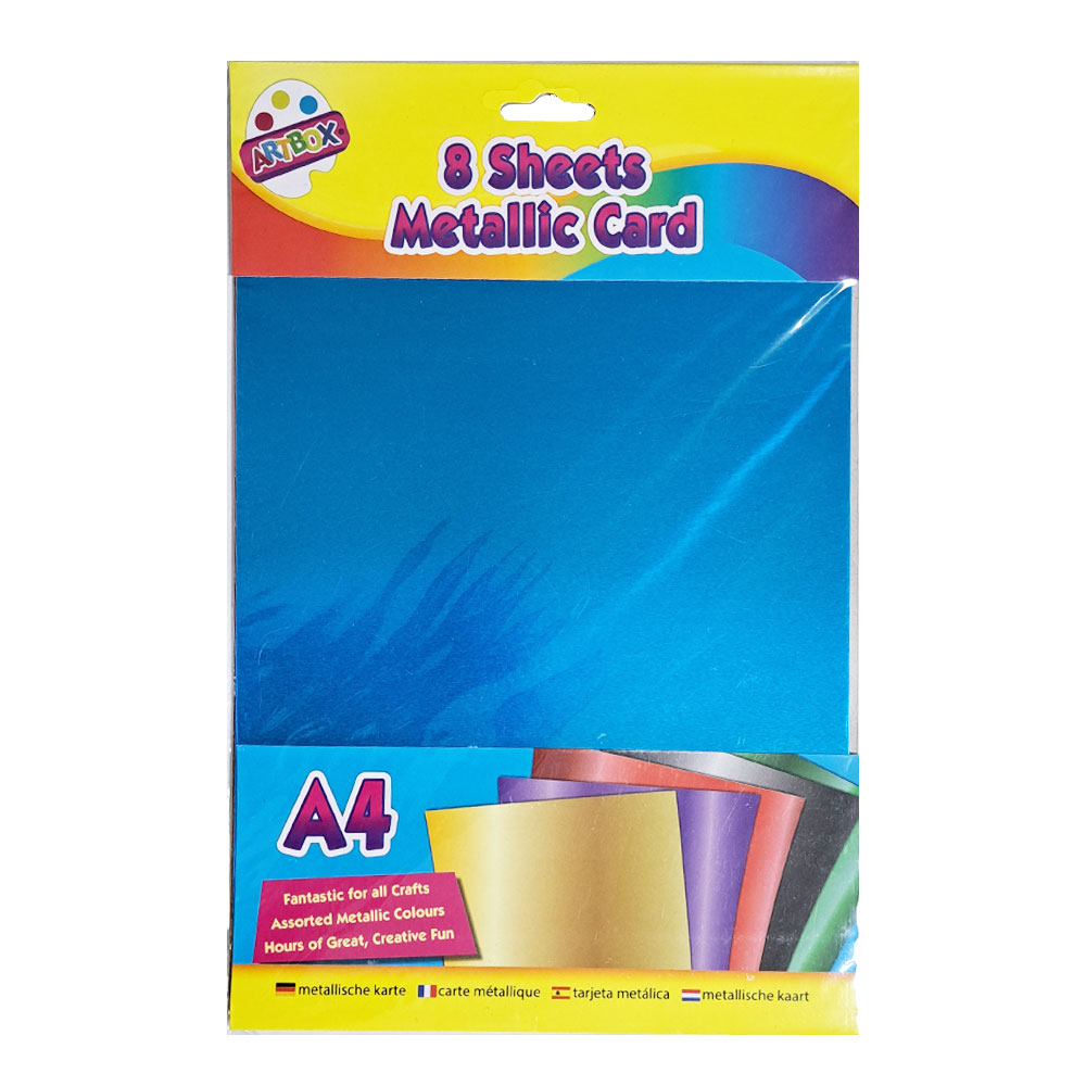 Metallic Cards Ref 5290/48 A4 [8 Sheets] Artbox - MyAcademia