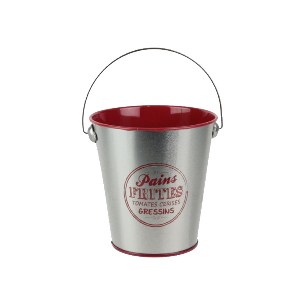 Mini Bucket Ref KA1354 Metal , 10.2*10.5cm Cook Concept - MyAcademia