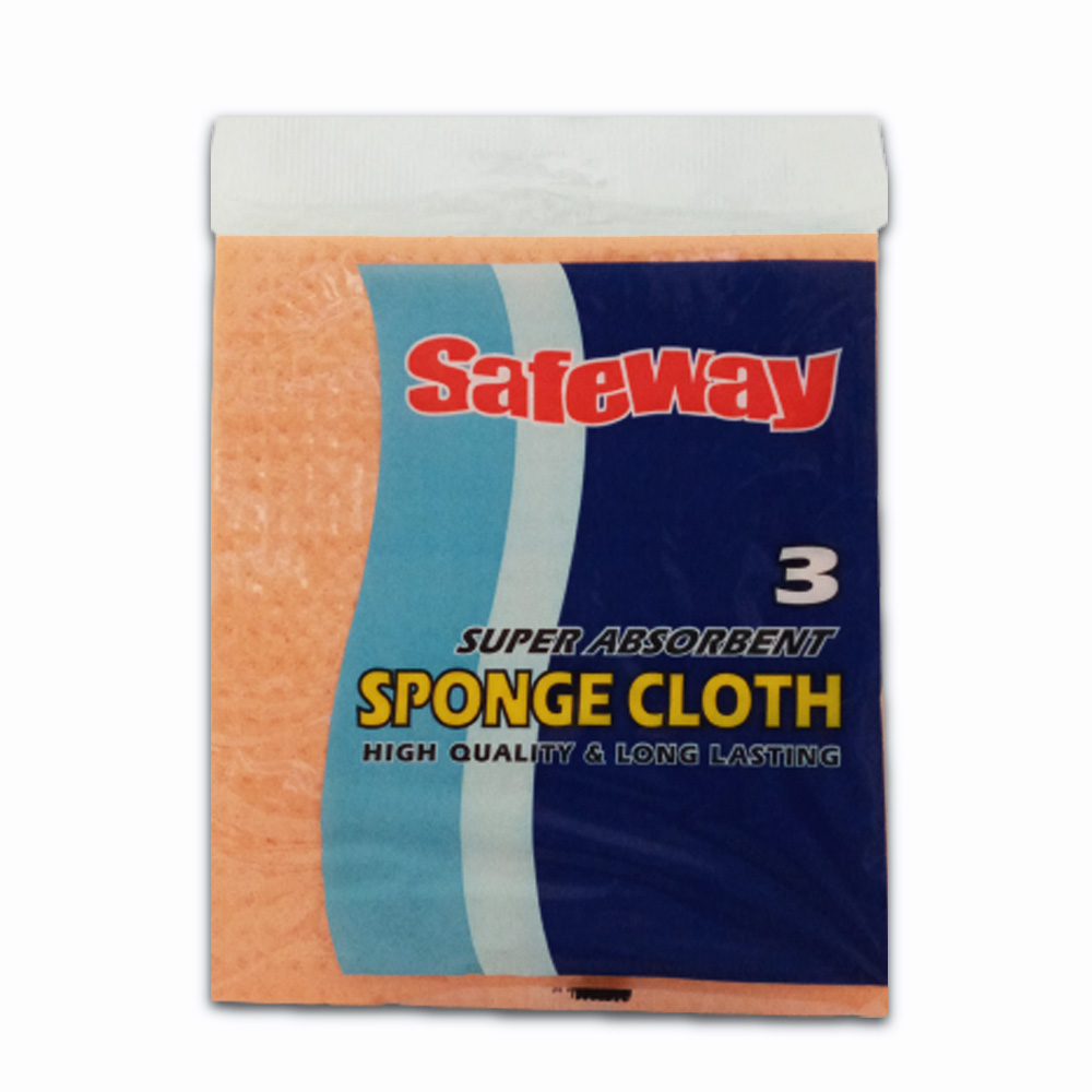 Sponge Cloth Super Absorbent [Pk 3] Safeway - MyAcademia