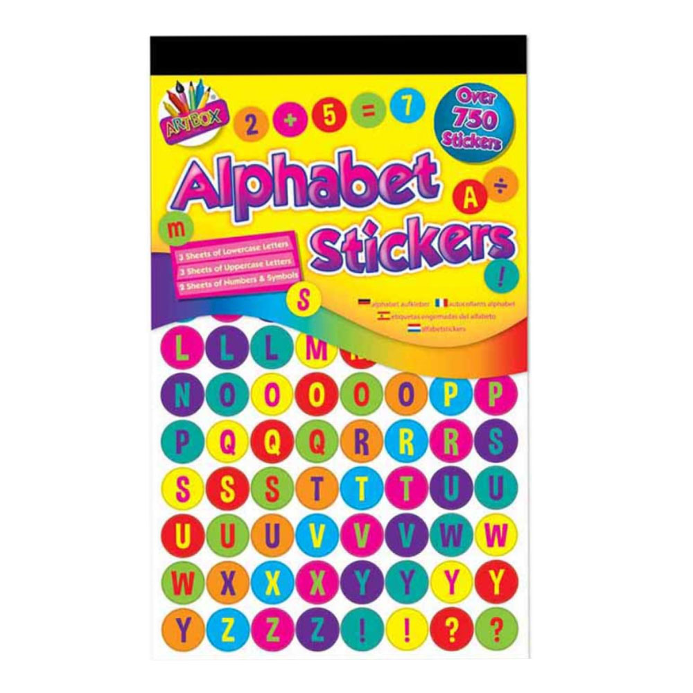 Stickers Ref 6812 750 Alphabets & Numbers & Symbols Tallon - MyAcademia
