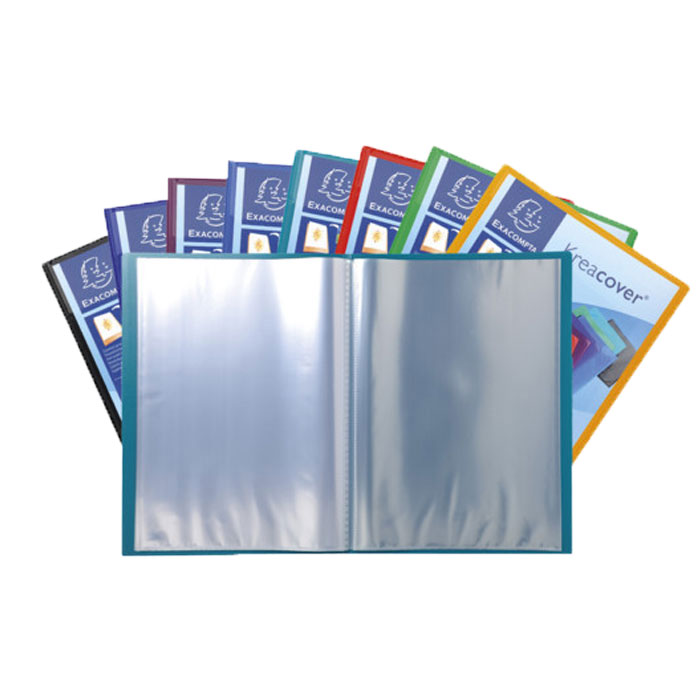 Display Book A4 Ref 5720E 20 Pockets, Kreacover Assorted Colours ...