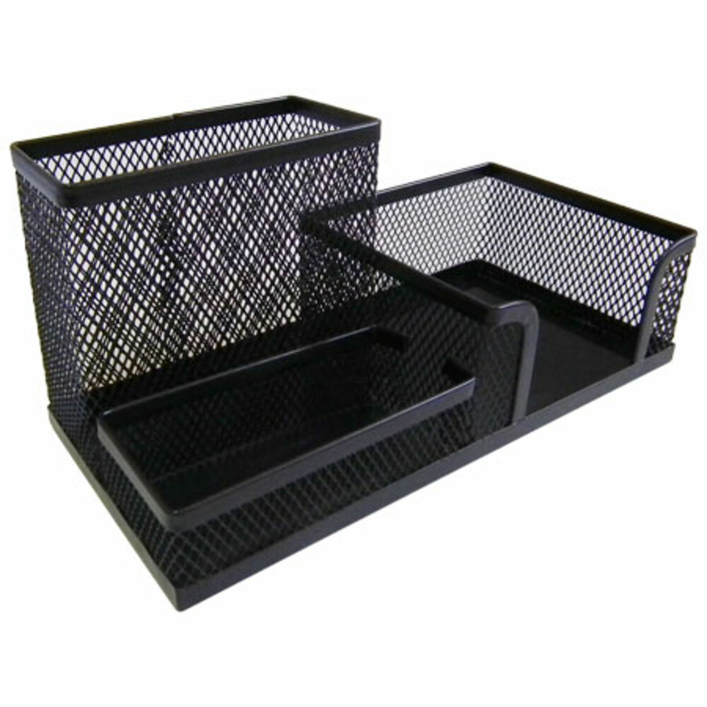 Desk Organiser Ref 9175 200*100*100mm, Metal Black Deli - MyAcademia