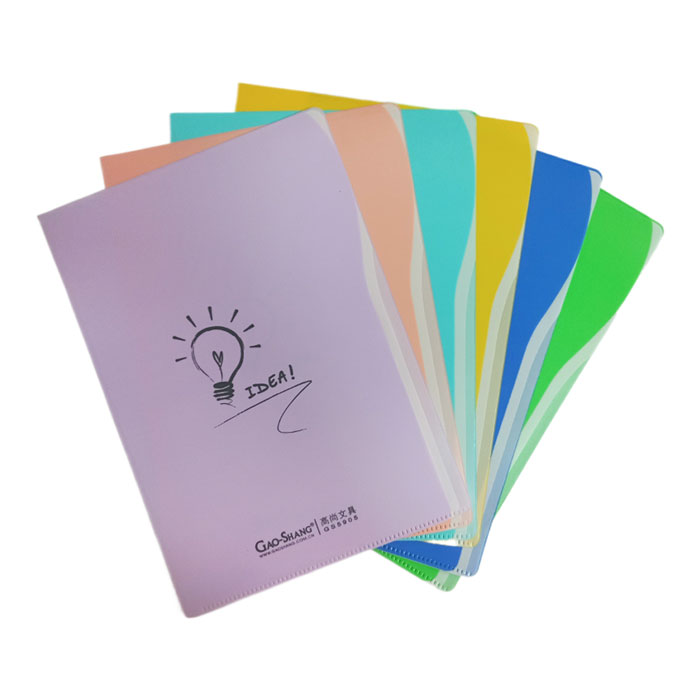 Pocket File L-Shape Ref GS5905 A4, 2 - 4 Tabs, Assorted Colors SW ...